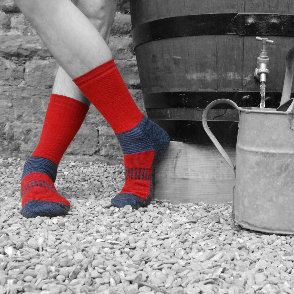 Men's Fully Cushioned Merino Walking Boot Sock - Pittch Merino Wool Socks